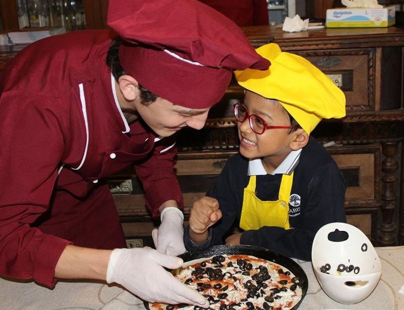 Students in Grades 1 and 2 Learn to Make Pizza - SABIS® SUN ...